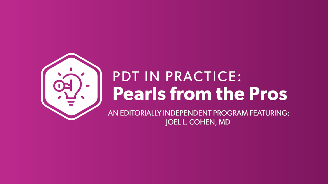 Dr. Cohen on cosmetic benefits and post-treatment for PDT.