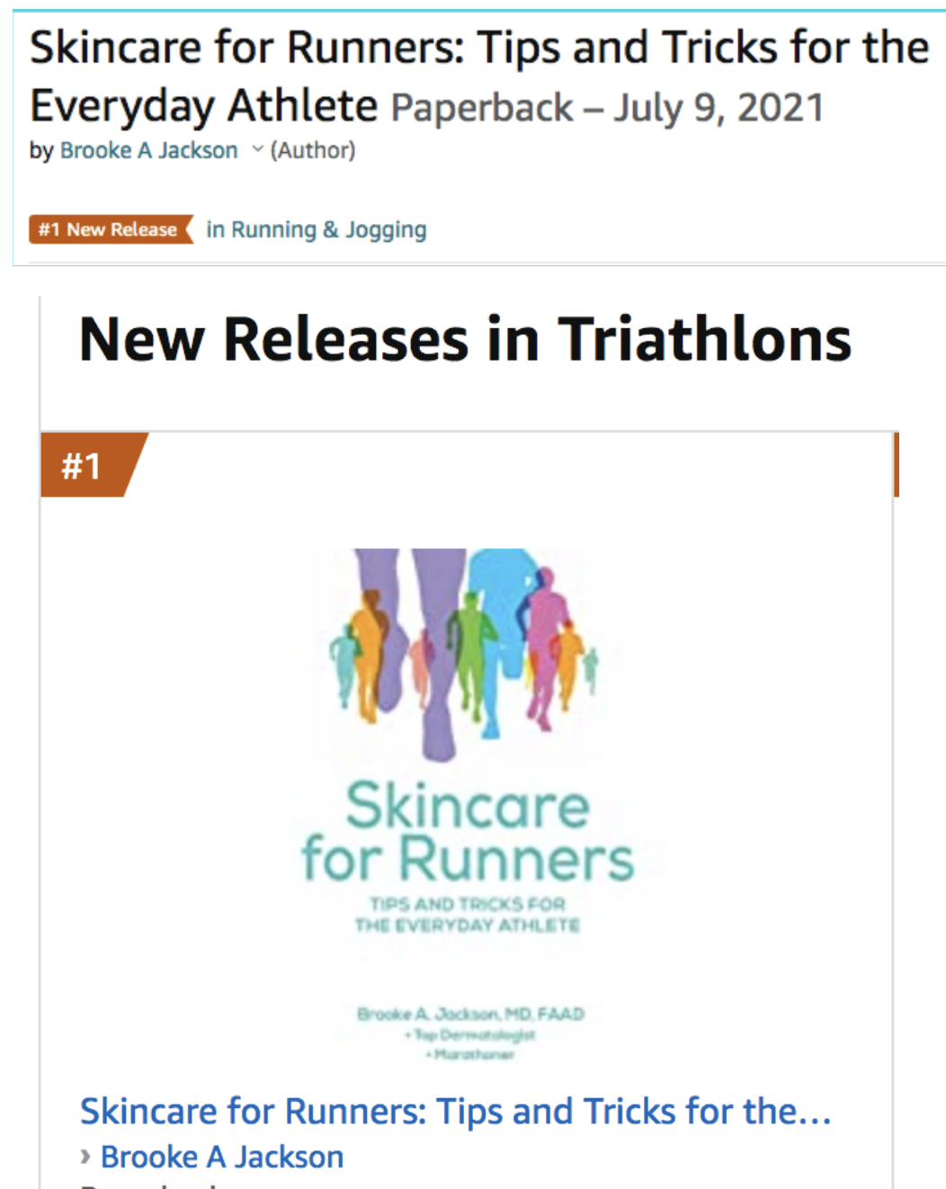 Hot Off the Press: Dr. Brooke Jackson’s New Book “Skin Care for Runners ...